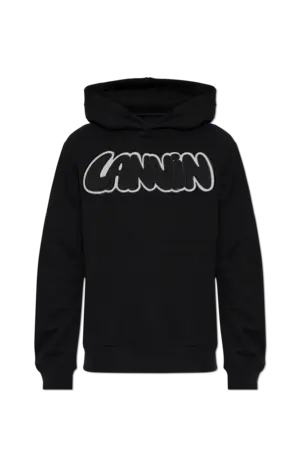 LANVIN Hooded Cotton Knit Sweatshirt