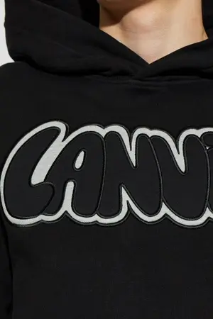 LANVIN Hooded Cotton Knit Sweatshirt