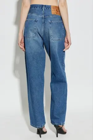 CARNE BOLLENTE Jeans With Heart Motif