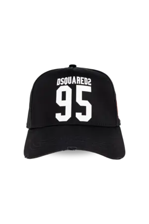 Dsquared2 Cotton Baseball Cap - Black