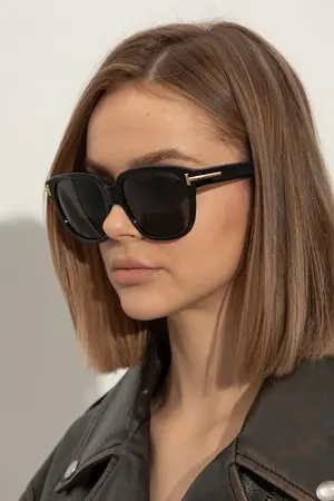 TOM FORD Sunglasses With Gold Logo - Black