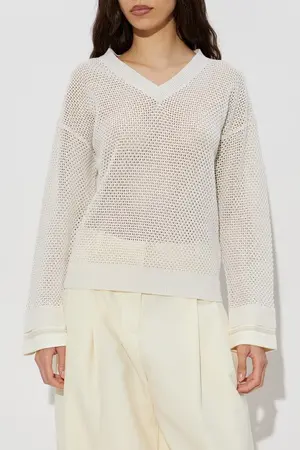 Fabiana Filippi Sweater With Decorative Sleeve Detail