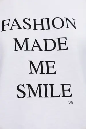 Victoria Beckham Printed T-shirt - White