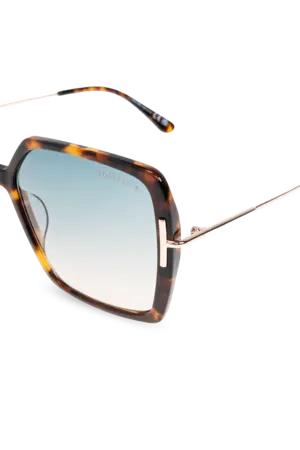 TOM FORD Square Frame Sunglasses - Brown