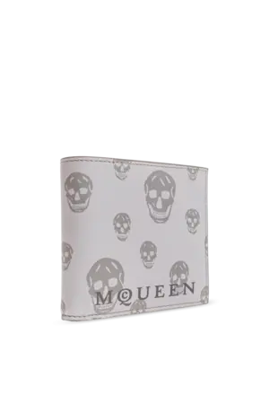 Alexander McQueen Foldable Wallet With Logo