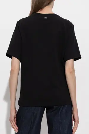 Victoria Beckham T-shirt With Graphic - Black