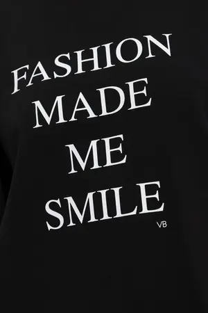 Victoria Beckham T-shirt With Graphic - Black