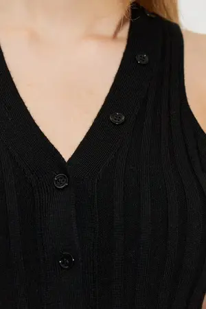 IRO PARIS Lyliane Ribbed Wool Knit Dress