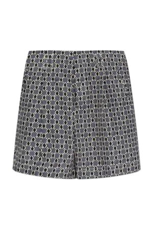 LANVIN Patterned Shorts - Grey