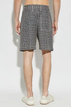 LANVIN Patterned Shorts - Grey