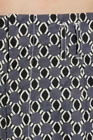 LANVIN Patterned Shorts - Grey