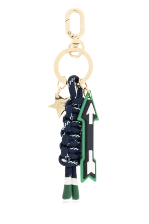 The Upside Keychain With Charms - Gold