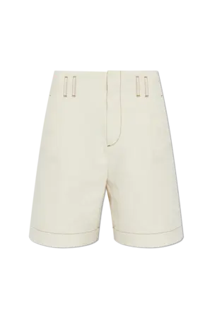 LANVIN Cotton Shorts - Cream