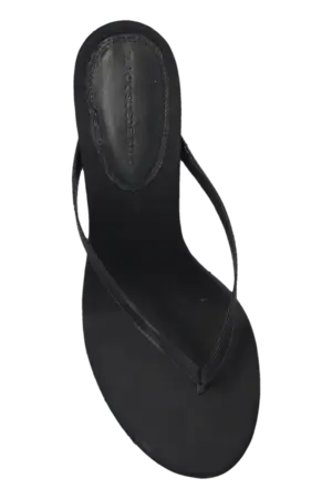 BLACK SUEDE STUDIO Satin Heeled Mules
