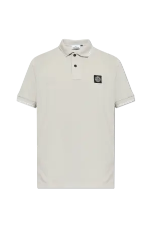 Stone Island Polo With Logo Patch