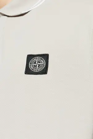 Stone Island Polo With Logo Patch