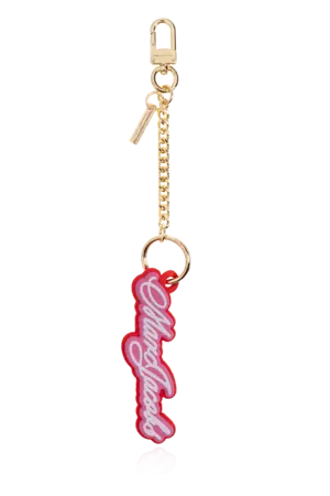 Marc Jacobs Keychain With Logo - Pink