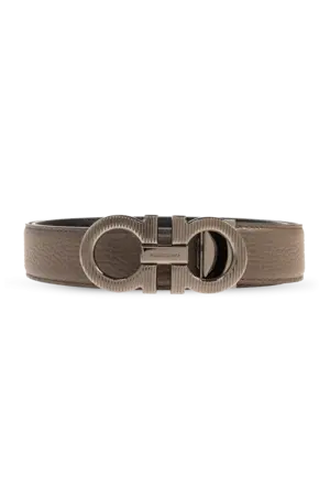 FERRAGAMO Double-sided Belt - Grey