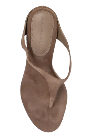 BLACK SUEDE STUDIO Suede Heeled Mules - Brown