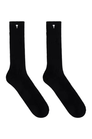 AMI Paris Three-pack Of Ribbed Socks