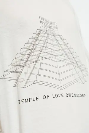 Rick Owens T-shirt With Print - Grey