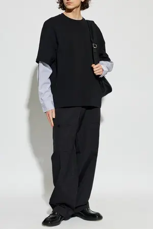 JIL SANDER Cargo Trousers - Black