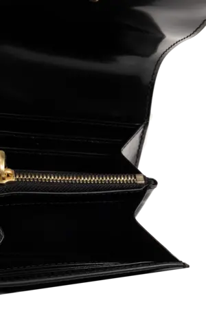 AMI Paris Leather Wallet - Black