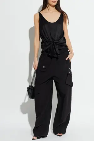 JW Anderson Silk Camisole Top - Black