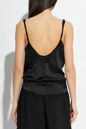 JW Anderson Silk Camisole Top - Black