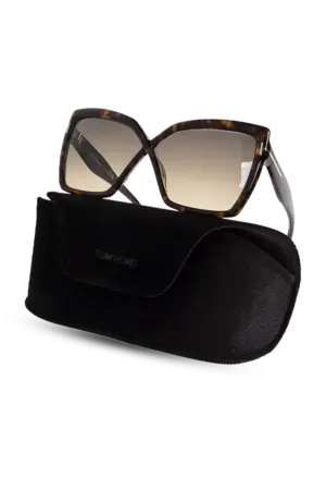 TOM FORD Oversized Square Frame Sunglasses - Brown