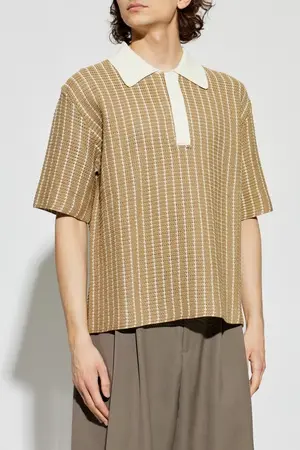 JIL SANDER Cotton Polo - Beige