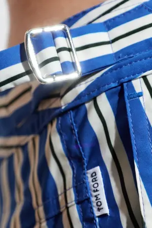 TOM FORD Striped Swim Shorts