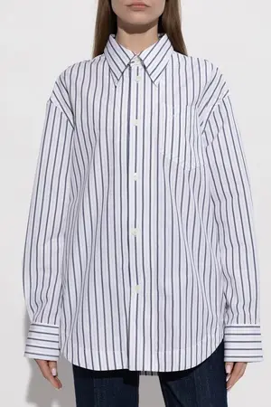 AMI Paris Striped Shirt - White