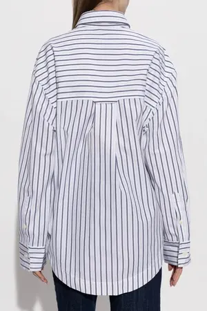 AMI Paris Striped Shirt - White
