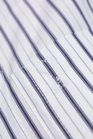 AMI Paris Striped Shirt - White