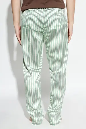 TOM FORD Silk Pajama Bottoms - Green