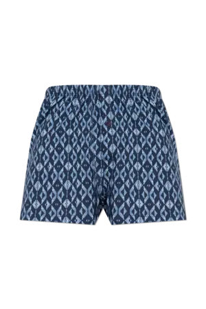 Hanro Patterned Boxers - Blue