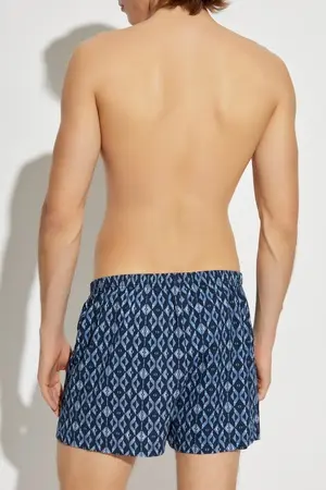 Hanro Patterned Boxers - Blue