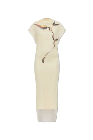 Sportmax Viale Midi Dress - Yellow