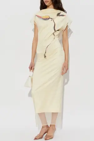 Sportmax Viale Midi Dress - Yellow