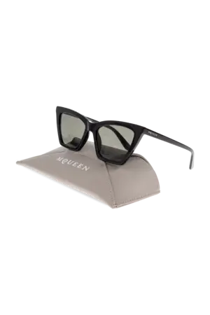 Alexander McQueen Cat-eye Sunglasses - Black
