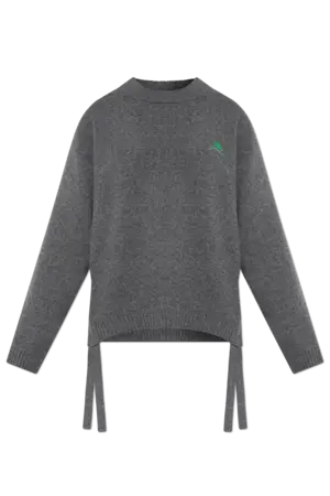 GANNI Logo Sweater - Grey