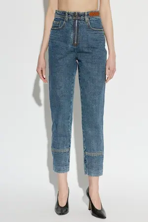 LANVIN Jeans With Sewn-in Zippers