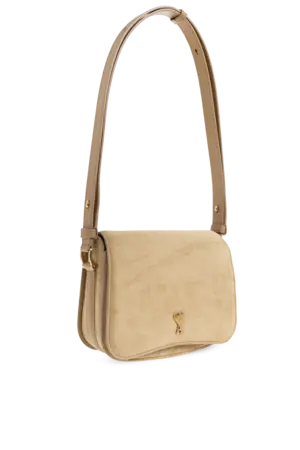Ami Paris Paris’ Shoulder Bag - Beige