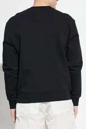 AMI Paris Sweatshirt With Embroidered Logo - Black