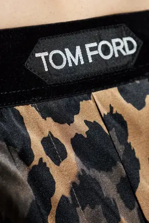 TOM FORD Silk Pajama Bottoms - Brown