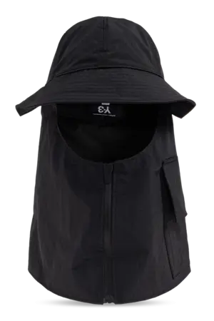 Y3 Hood With Pocket - Black