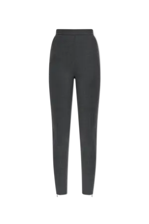 JIL SANDER Wool Trousers With Zippered Legs
