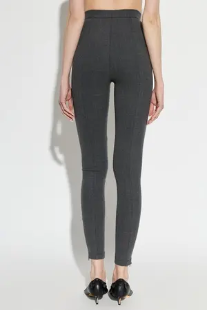 JIL SANDER Wool Trousers With Zippered Legs