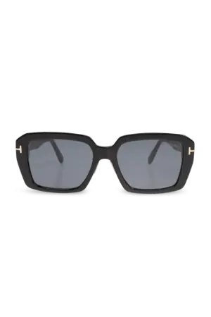 TOM FORD Sunglasses With Gold Tone Logo - Black